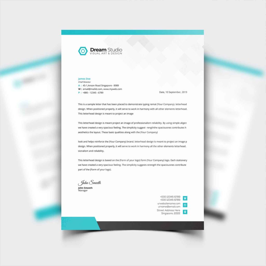 Letter Heads - Quality Design & Priting Services in Abu Dhabi